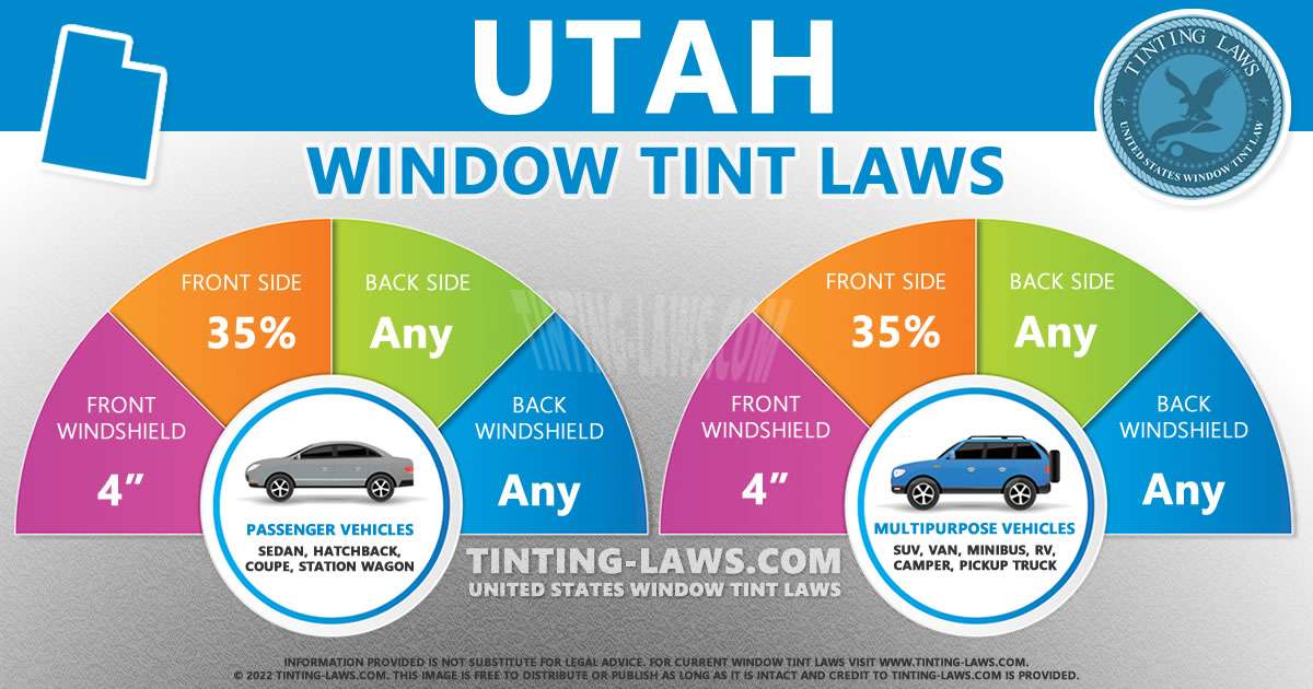 Utah Tint Laws – 2025 Updated – Car Tinting Laws